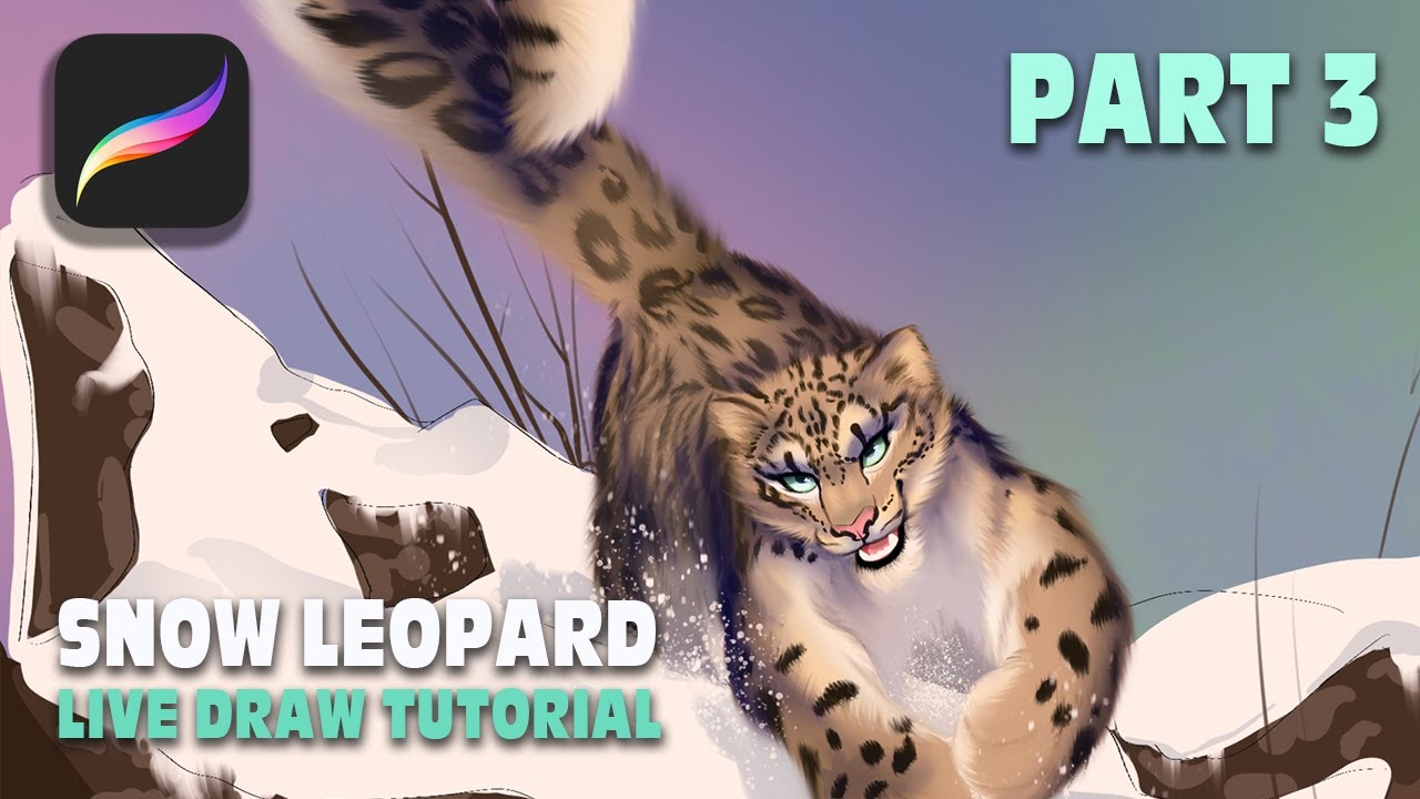 Procreate Tutorial: Snow Leopard PART 3