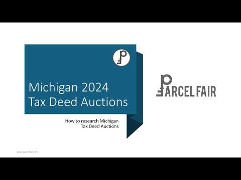 Michigan Tax Deed Auction Preview 2024
