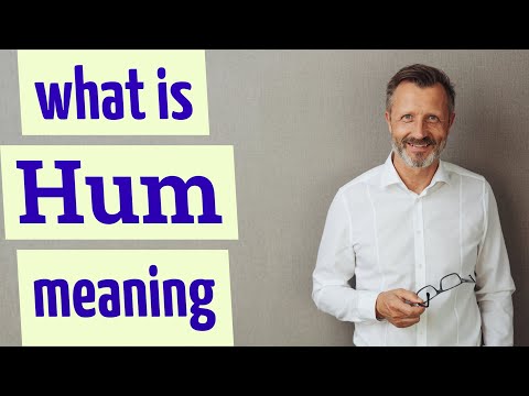 Hum | Meaning of hum