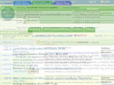 Finding Scholarly and Peer-Reviewed Articles
