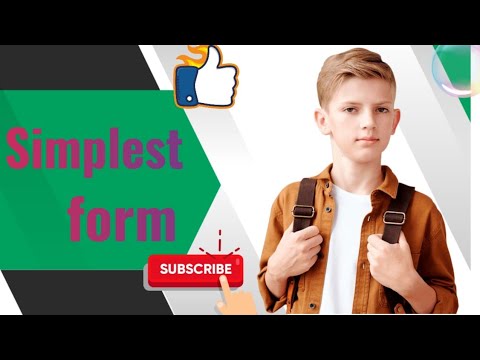Simplest form of numbers by HCF# @basickclass