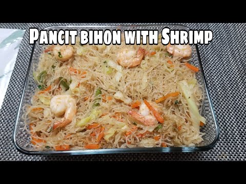 Pancit Bihon with Shrimp | Easy Recipe | Lutong Bahay