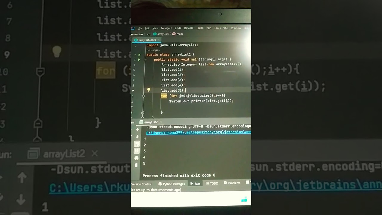 print array list using array list java collection.