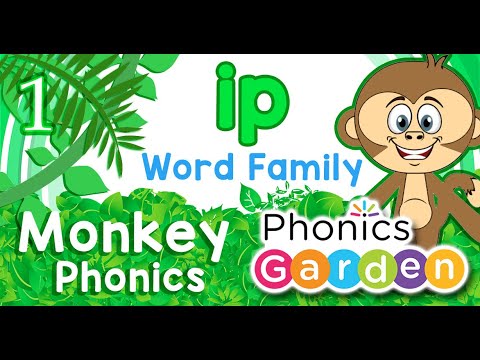 IP WORD FAMILY | MONKEY PHONICS | Digraph | Phonics Garden