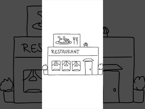 How to draw a simple restaurant