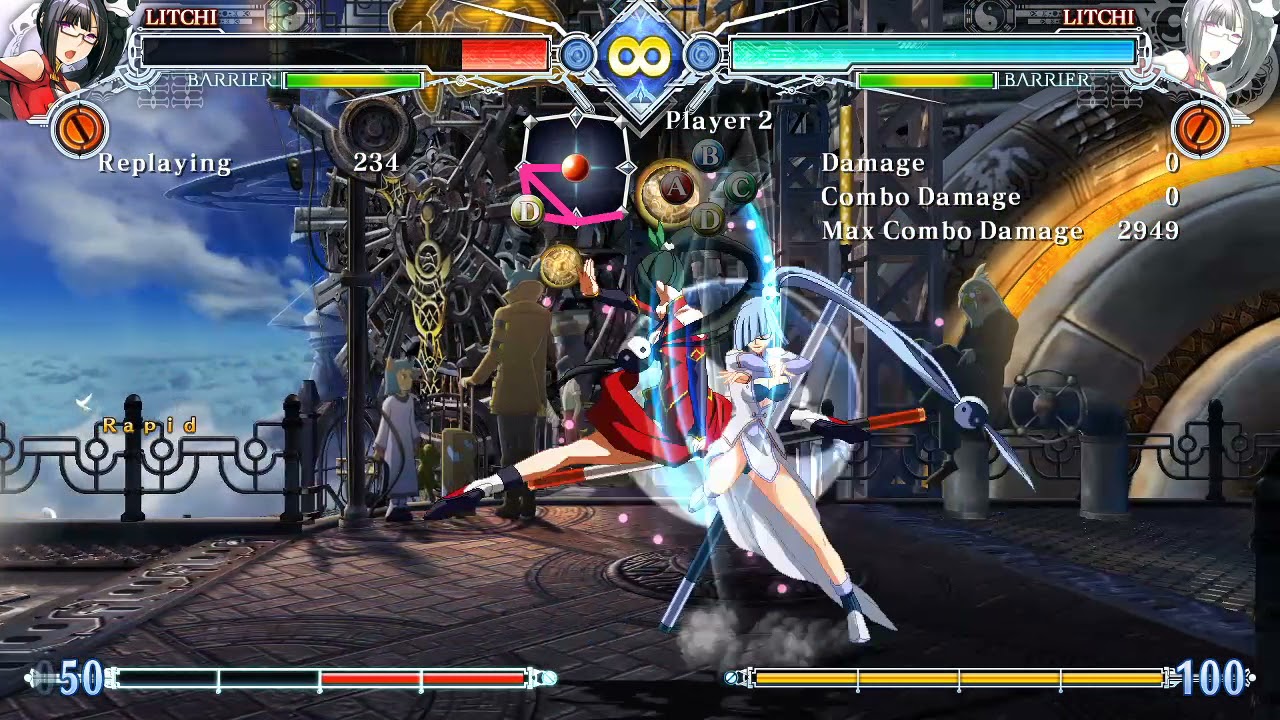 Litchi Pressure Reset after frame trap - BBCF2
