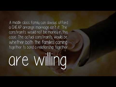 How Can A Middle Class Family Afford Good And Cheap Arrange Marriage?