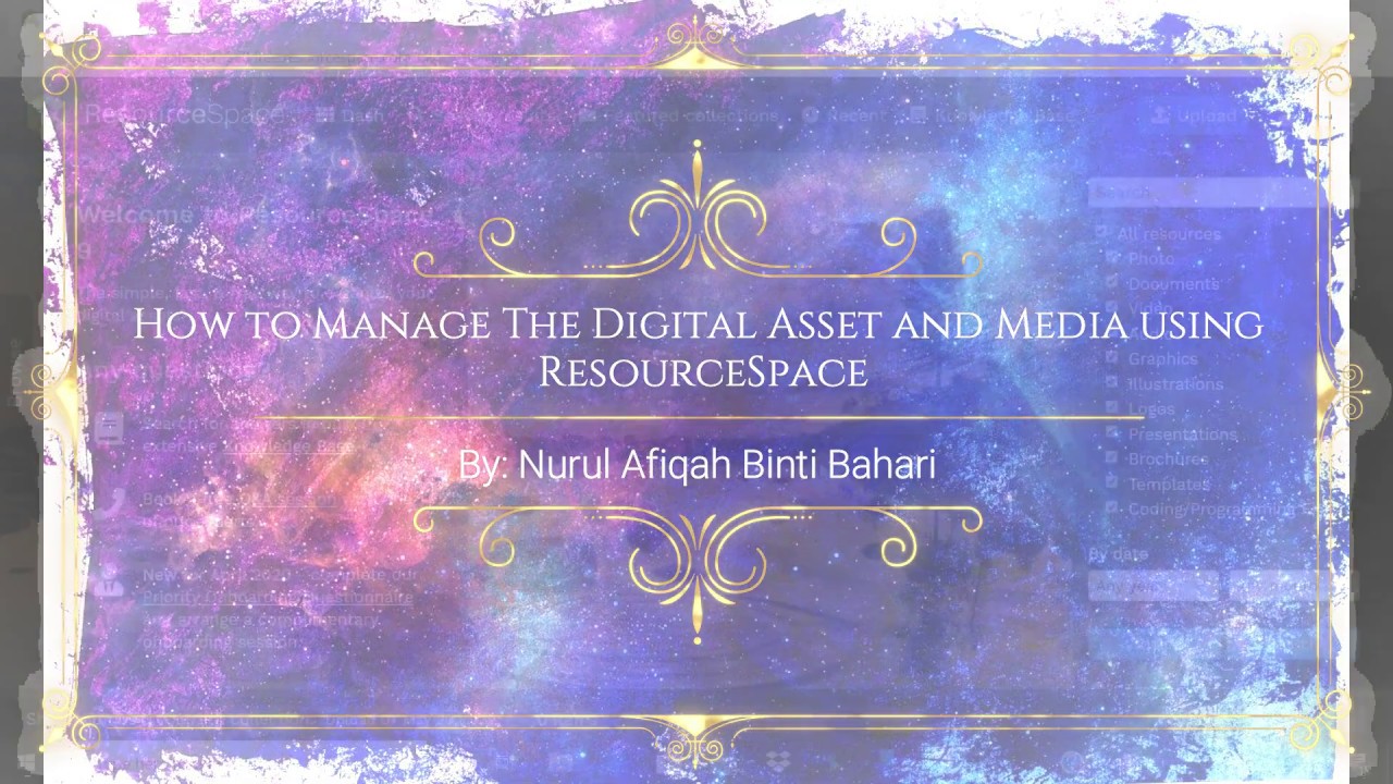 Tutorial on Using ResourceSpace (DAM Software)