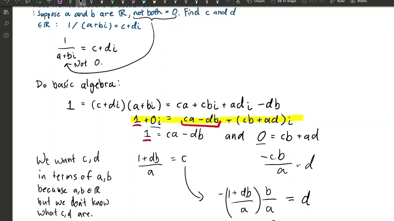Solution to Linear Algebra Done Right 1A Question 1