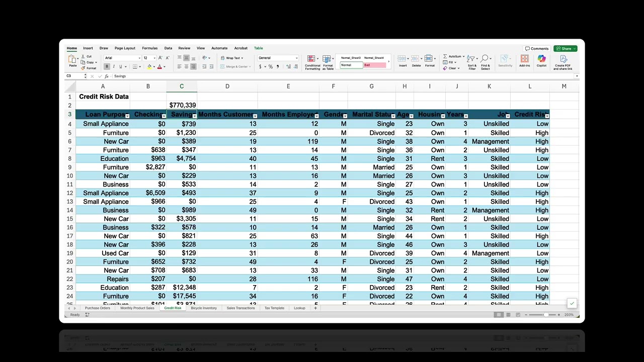 Chp2 Table and Sorting
