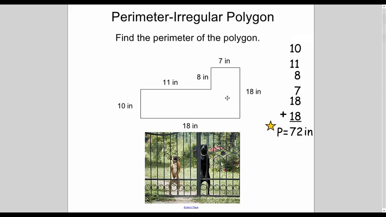 Perimeter of Irregular Polygons