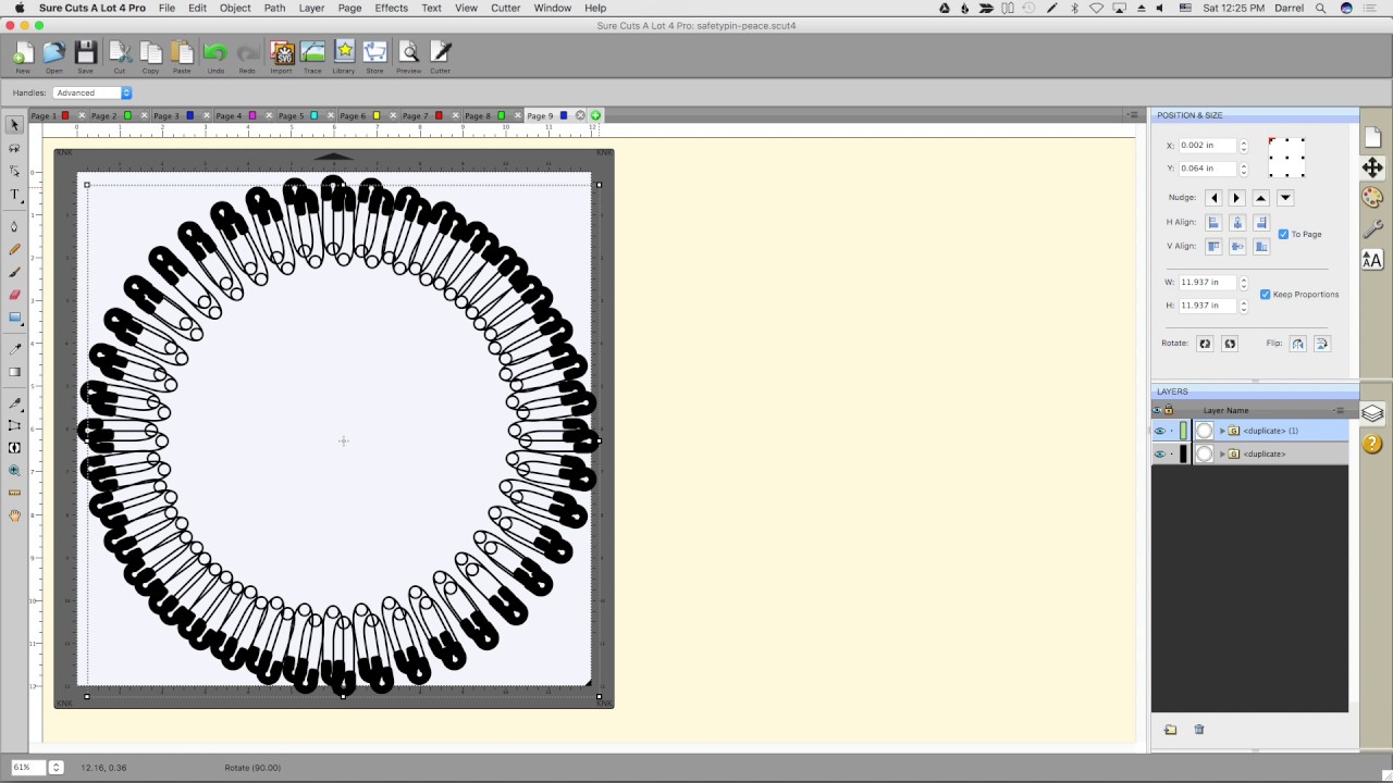 SCAL Tutorial - Duplicate Rotated