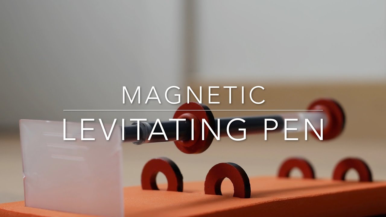 Magnetic levitating pen