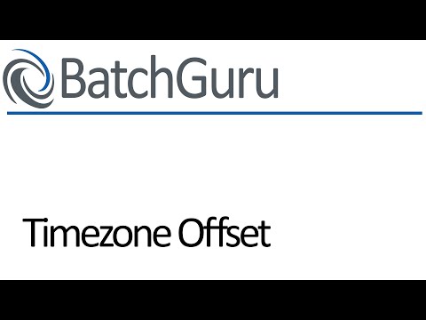 103 - Timezone Offset