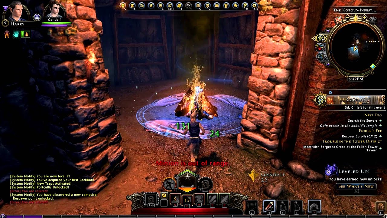 Neverwinter Gameplay Control Wizard 2016