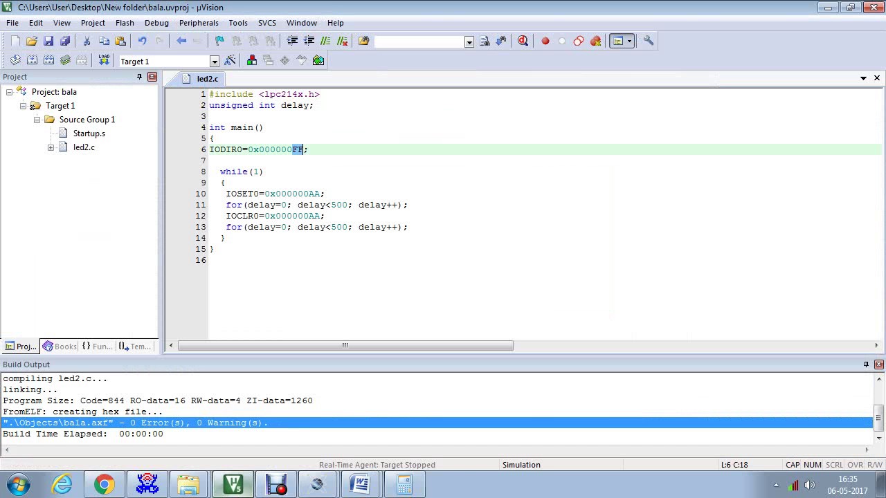 EC6711 Embedded Laboratory - ARM7 (LPC2148) TUTORIAL - 05