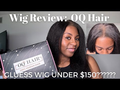 BEST GLUELESS WIG UNDER $150?! OQ Hair Review| 16 Inch Kinky Straight Glueless Wig