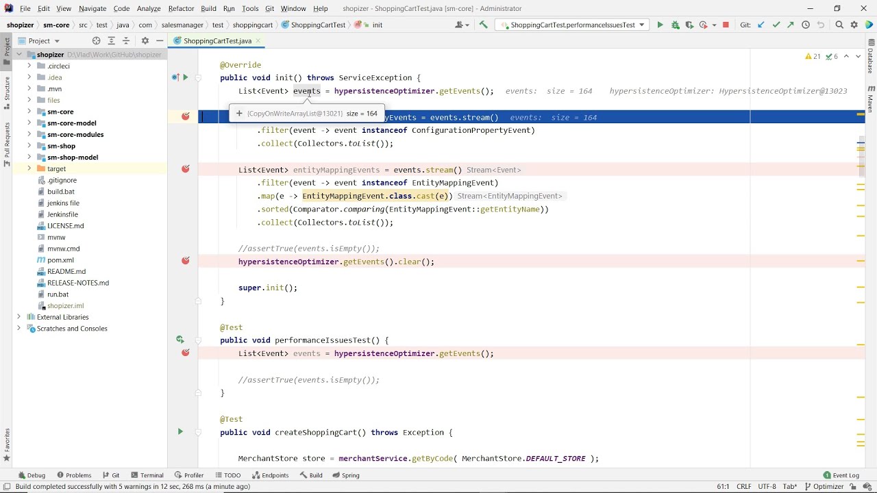 Tuning a Spring e-commerce application using Hypersistence Optimizer