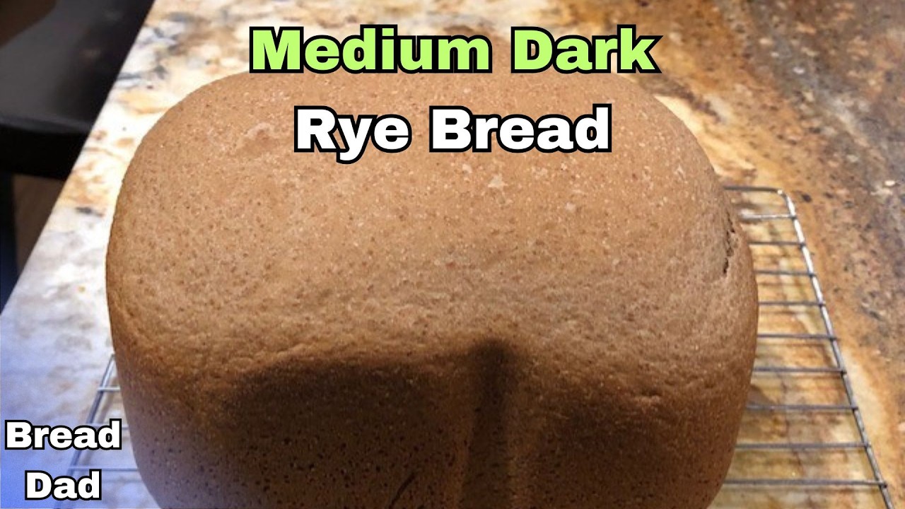 Bread Machine Rye Bread Recipe - Soft, dark & no oven required