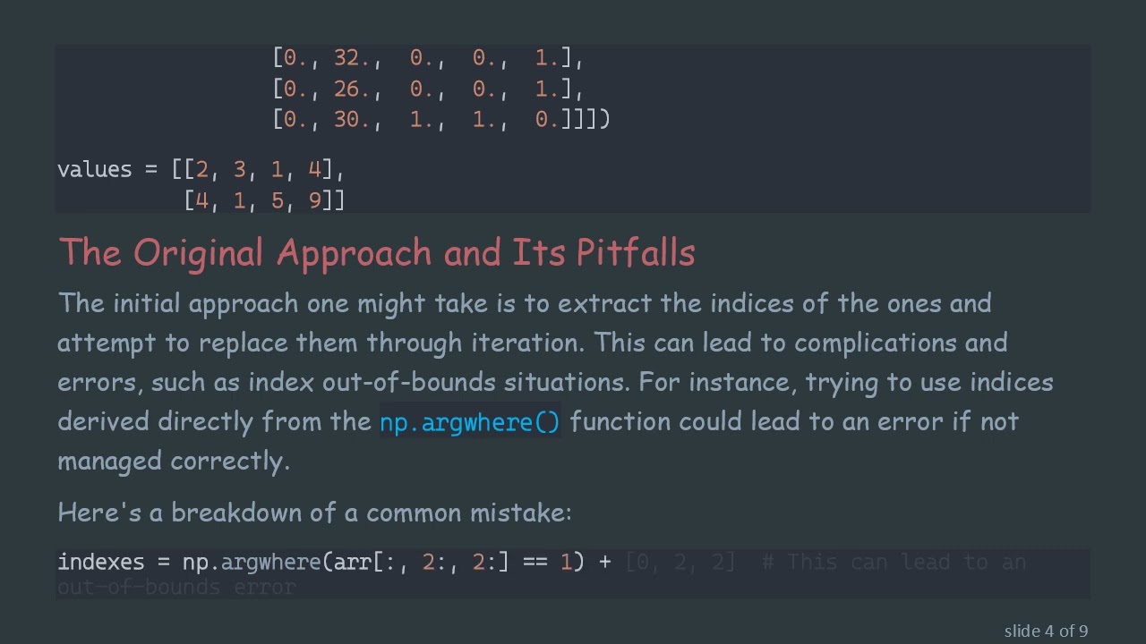 Efficiently Replace Values in a 3D NumPy Array with a 2D Array