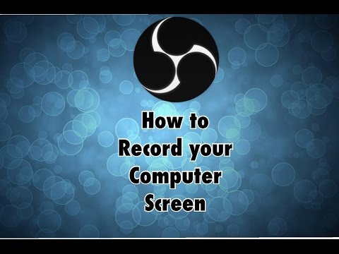 How to Record Your Computer Screen (with sound) - Tutorial