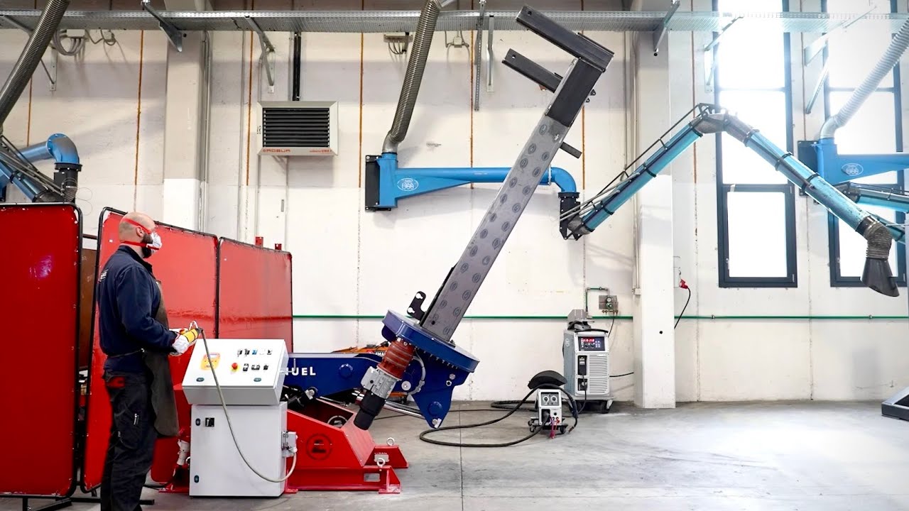 WP25 - 3 Axis Welding Positioners - 2,500 kg 5,500 lbs | Emanuel