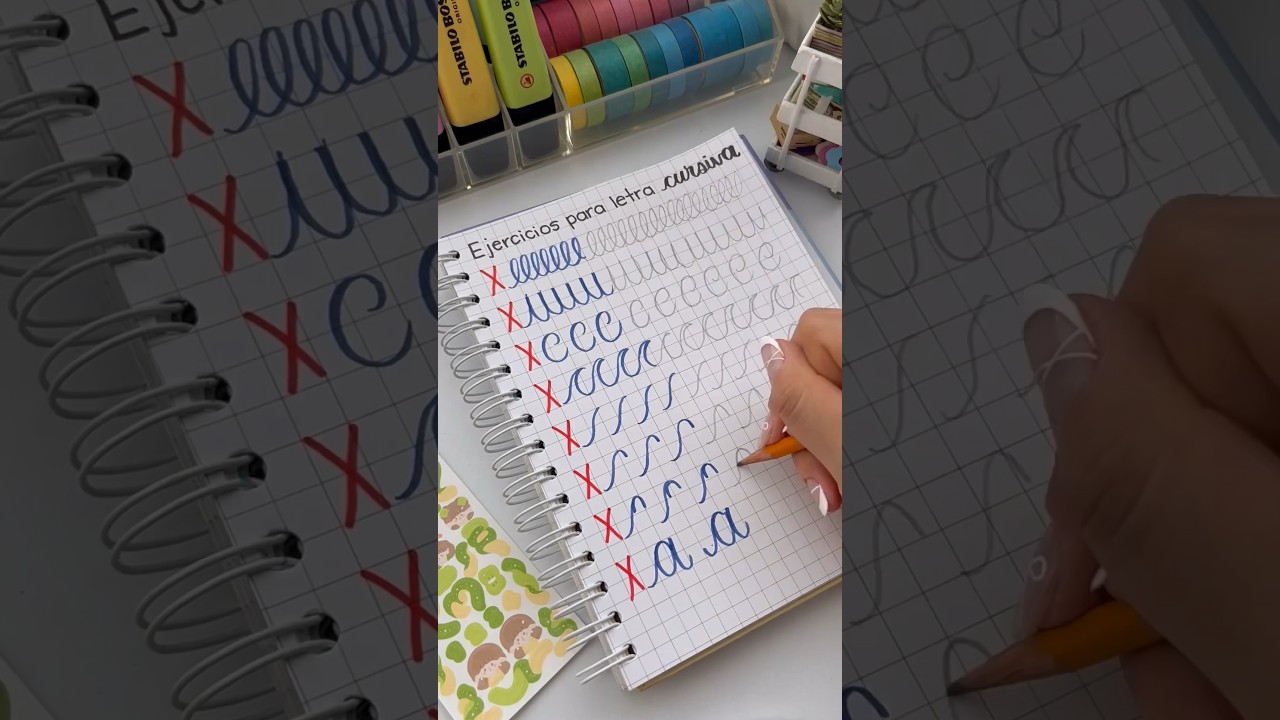 APRENDE A ESCRIBIR EN CURSIVAS!! ✏️