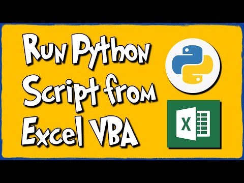 Run Python Script from Excel VBA