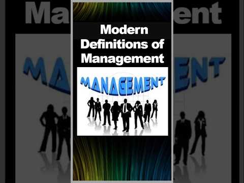 What is Modern Management ? Modern Definitions of Management | #shorts #short #shortsfeed