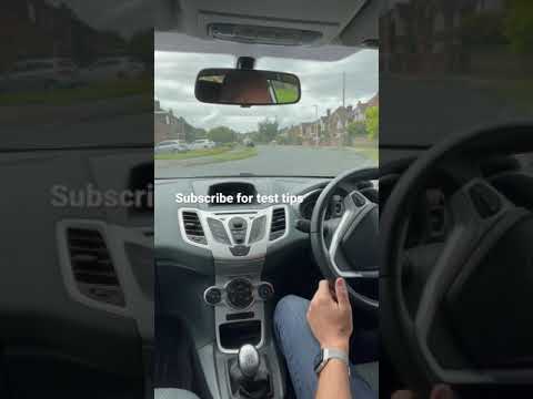 Can I take the racing line on driving test?