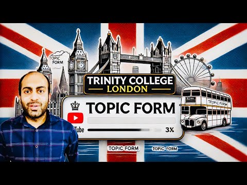 Trinity College B1 English Test For ILR/ Citizenship 2025 | Topic Form | #b1english