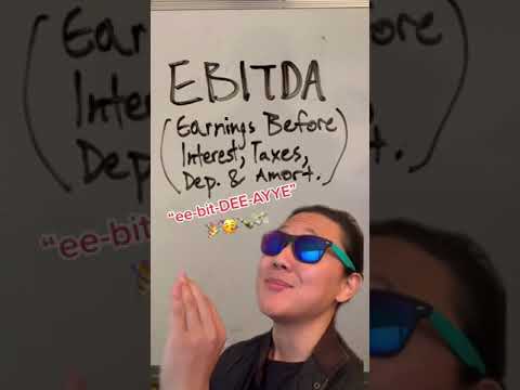 What does EBITZADDY stand for? #EBITDA #Finance #investmentbanking
