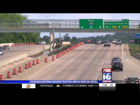 Bruce Westerman discusses Federal Highway Trust Fund legislation (KLRT-TV 16)