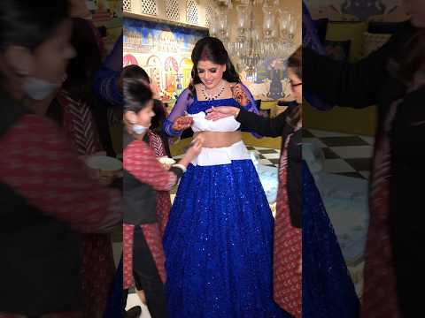My Stunner for Reception 💙 Parul Garg
