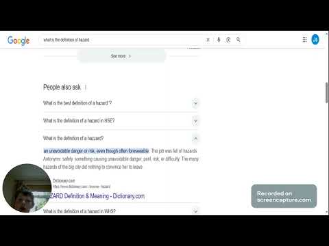 english video what is the definition of hazard#definition