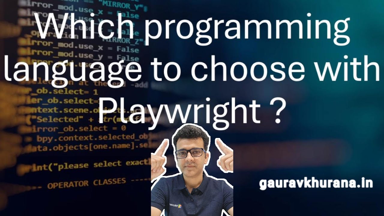 Best Language for Playwright | TypeScript vs Java vs Python vs .NET