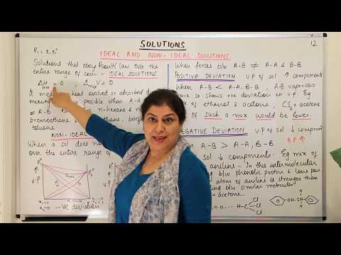 XII-2 #13, Ideal and Non - Ideal Solutions