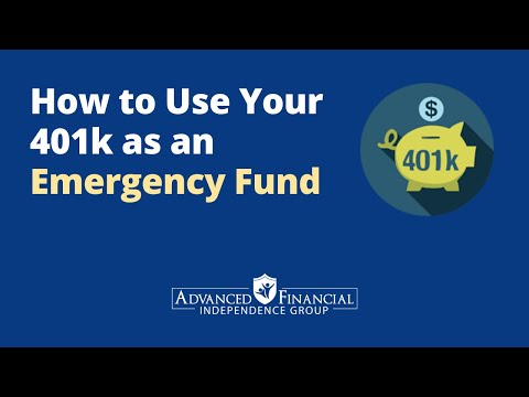 How to Use Your 401k as an Emergency Fund