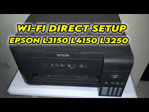 How to Setup Wi-Fi Direct on Epson EcoTank L3150, L4150, L3250 Printer