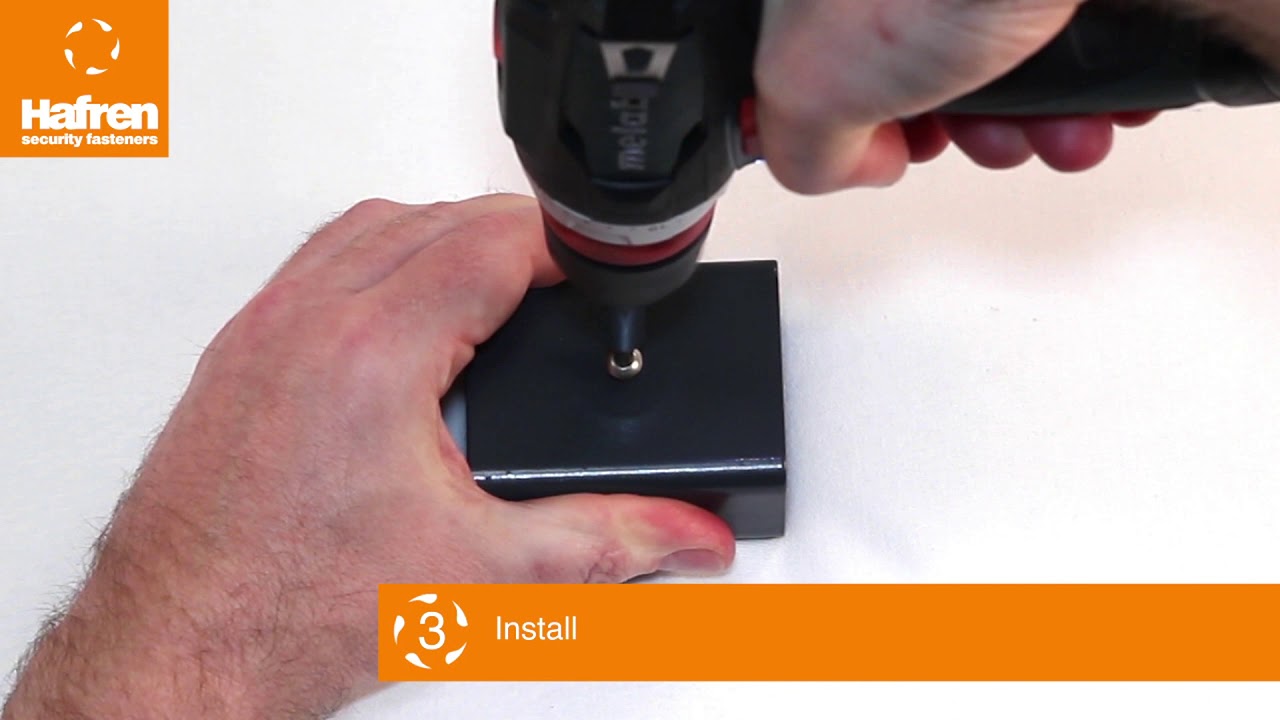 Hafren security - 5-Lobe Pin Tamper resistant security fastener