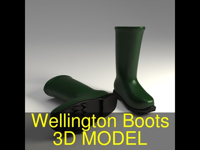 Wellington Boots 3D Model - FlatPyramid