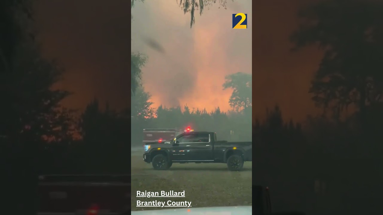 Georgia wildfire: Mandatory burn ban in effect, homes destroyed