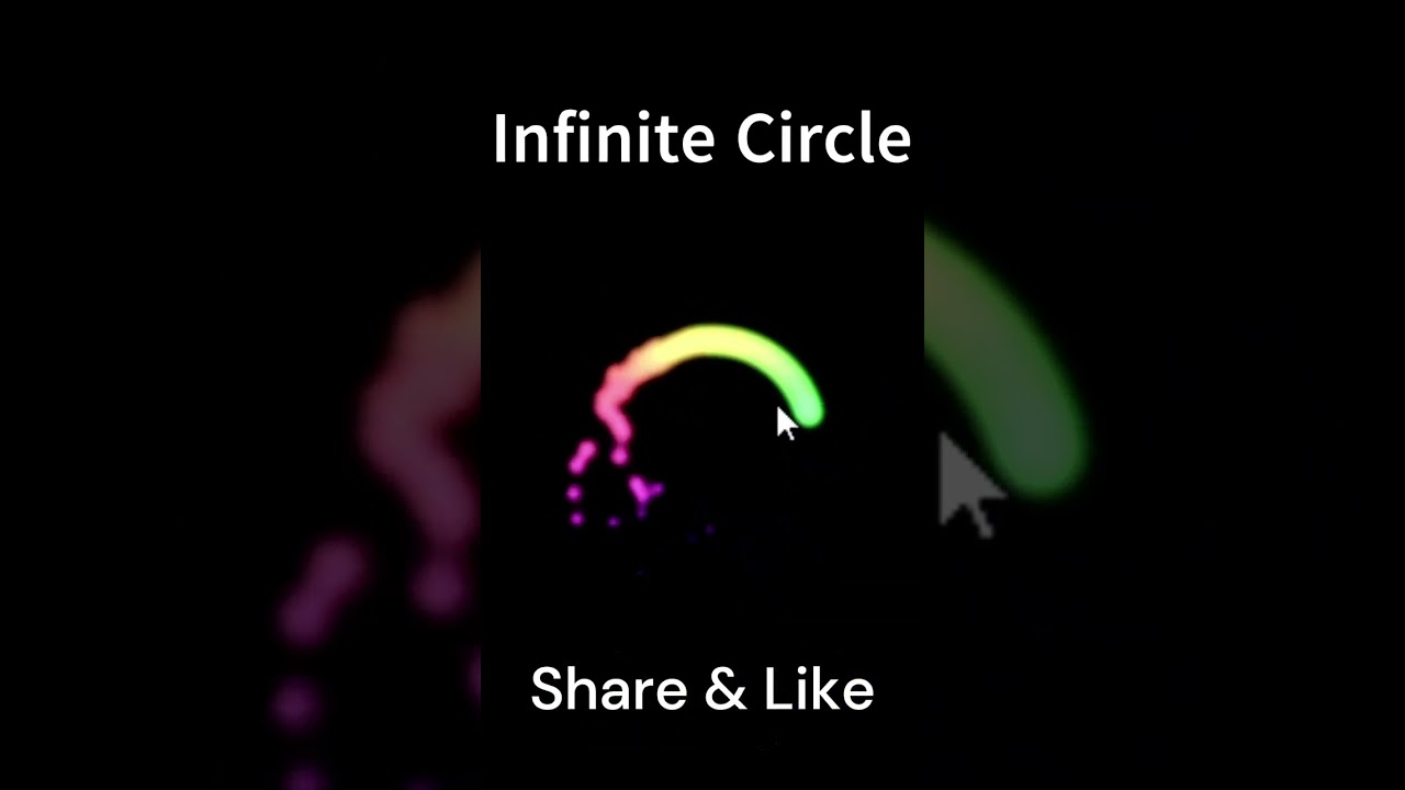 How To Make Animated Infinite Circle Using Html & Css  #shorts #ytshorts #youtubeshorts