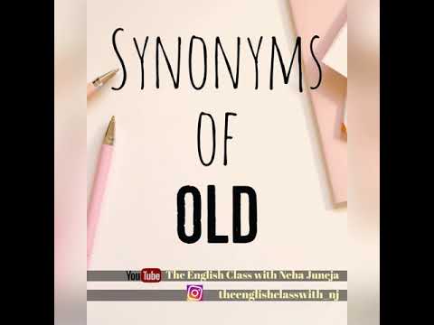 Synonyms | vocabulary | IELTS | youtubeshorts | synonyms of old