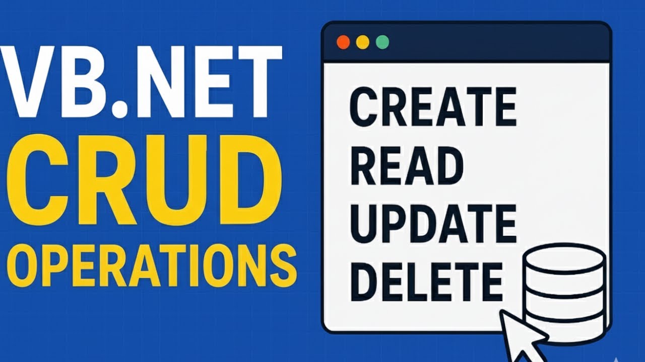 VB.NET CRUD Operations Tutorial | Create, Read, Update, Delete in Visual Basic .NET with SQL Server