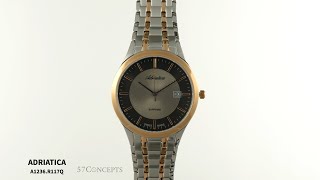 Adriatica A1236.R117Q - Sapphire Watch • Watchard.com