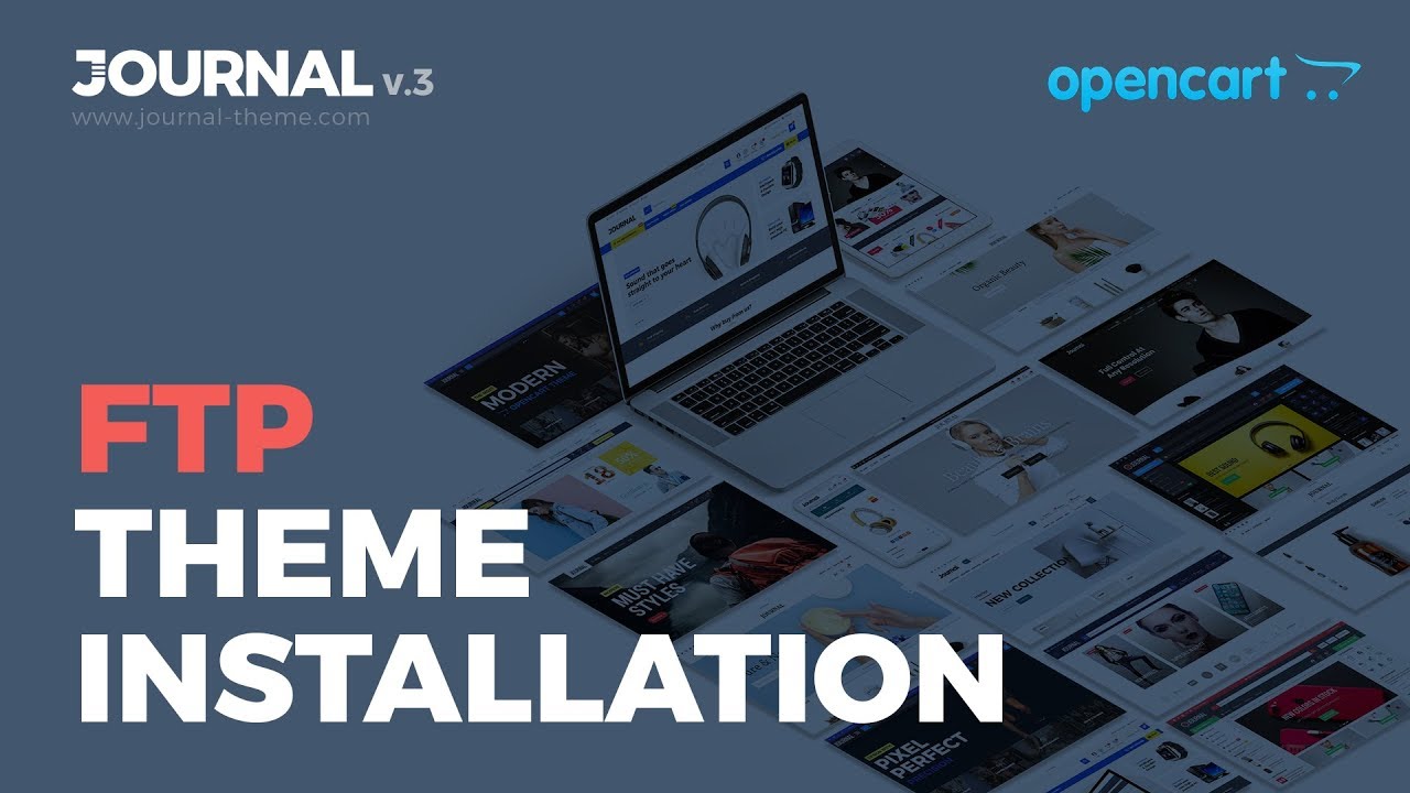 Journal 3.1 - FTP Theme Installation & Demo Import