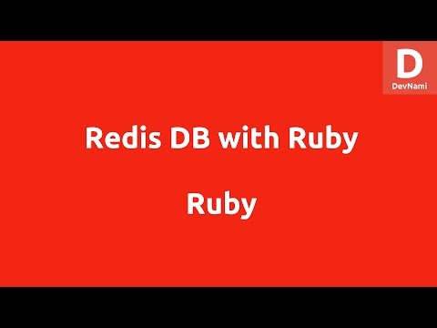 Ruby Redis DataBase Tutorial