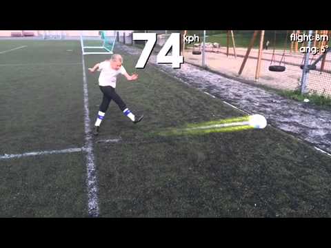 9 year old girl, improving her skills.