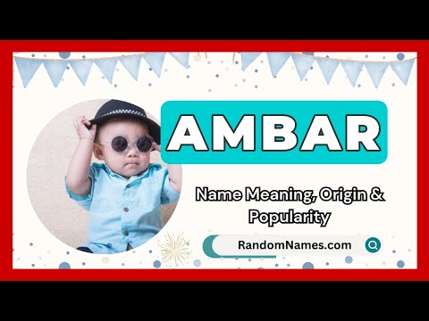 Ambar - Baby Boy Name Meaning, Origin & Popularity - RandomNames.com